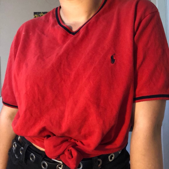 Ralph Lauren | Tops | Ralph Lauren Red Mens Top | Poshmark